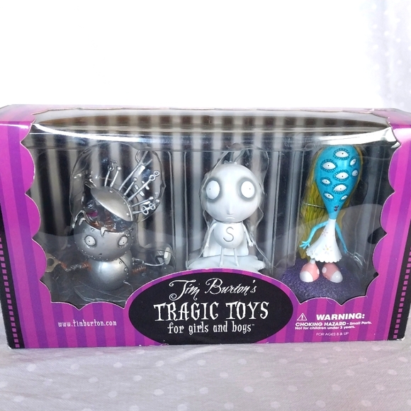 Tim Burton | Toys | Tim Burtons Tragic Toys Stain Boy Girl With Many ...